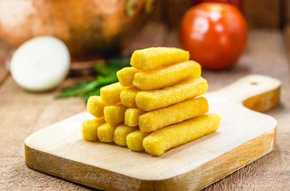 Como preparar a Polenta Palito Rei da Polenta na AirFryer - Rei da Polenta